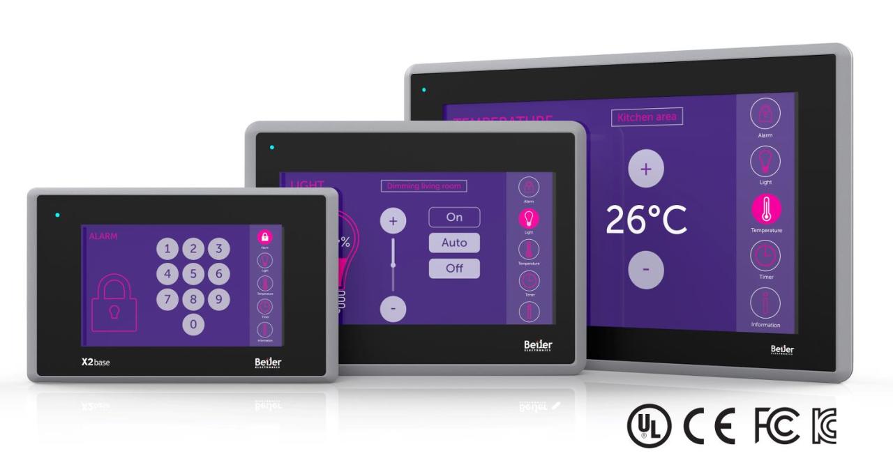 Beijer X2 base 7 - F2 Dokunmatik HMI Panel 7''
